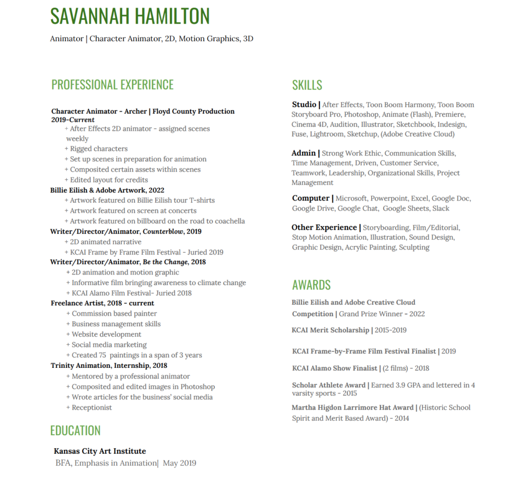 Bio | Savannah Hamilton